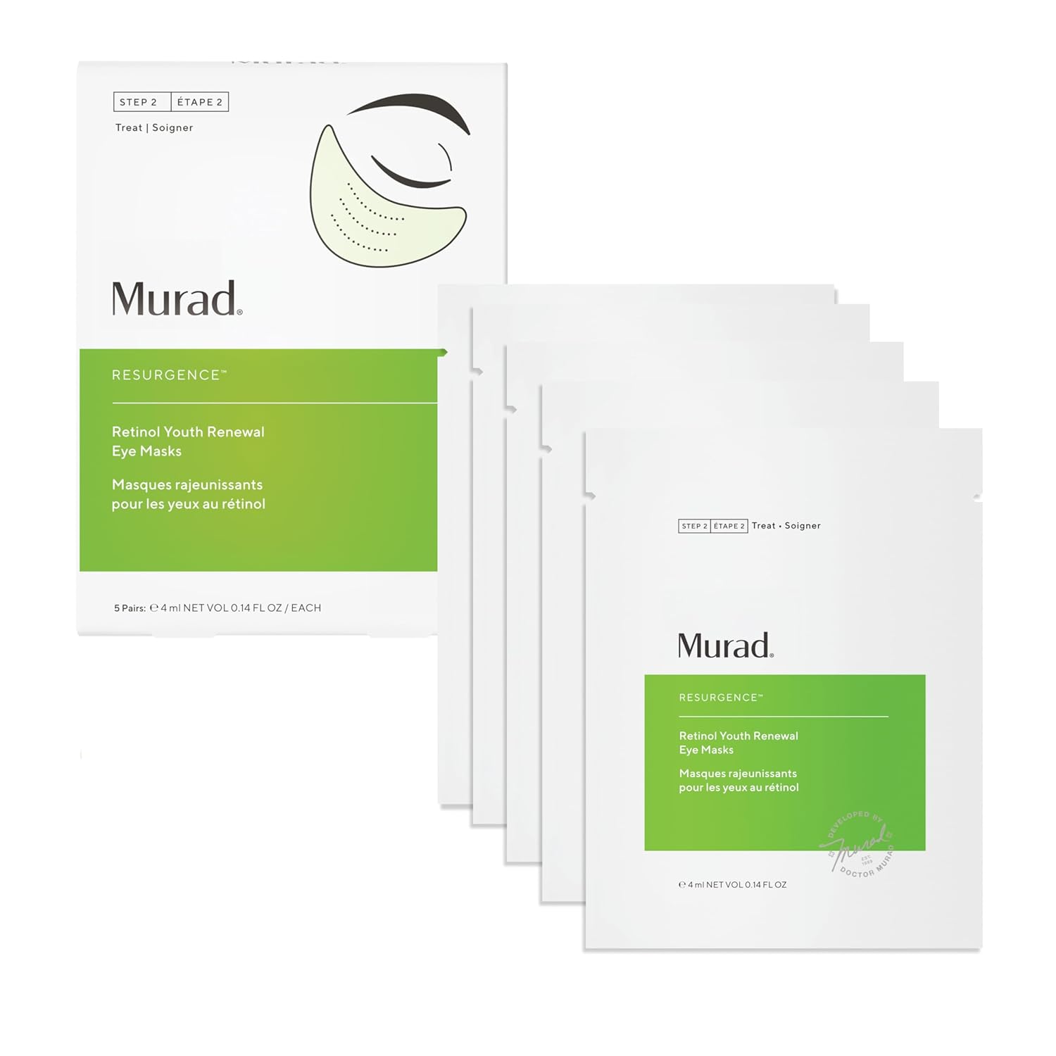 Murad Retinol Youth Renewal Eye Masks - 5pk – Masters Beauty Store